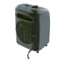 Comfort Zone Ceramic Heater with Fan Only Option, Black, CZ446WM ...
