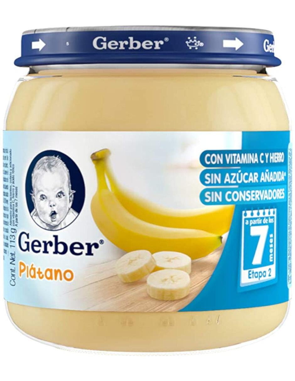 Pack de 24 Papilla Gerber Etapa 2 Plátano 113 gr Gerber Etapa 2 plátano ...