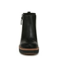 Dr. Scholl's Women's Amber Wedge Bootie Black Smooth 11M - Walmart.com