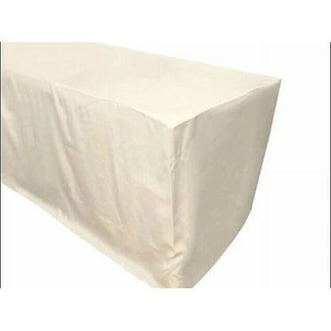 4' ft. Fitted Polyester Tablecloth Trade show Booth Wedding Table Cover ...