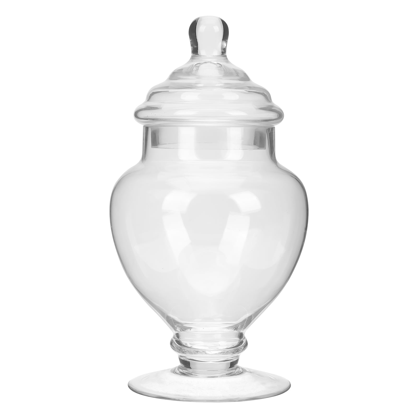 Nuolux Jar Candy Glass Jars Crystal Canister Decorative Buffet Storage Wedding Jewelry Cotton