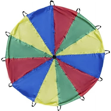 Fun Express 18 Ft. Rectangle Parachute with Holes & Handles - Walmart.com