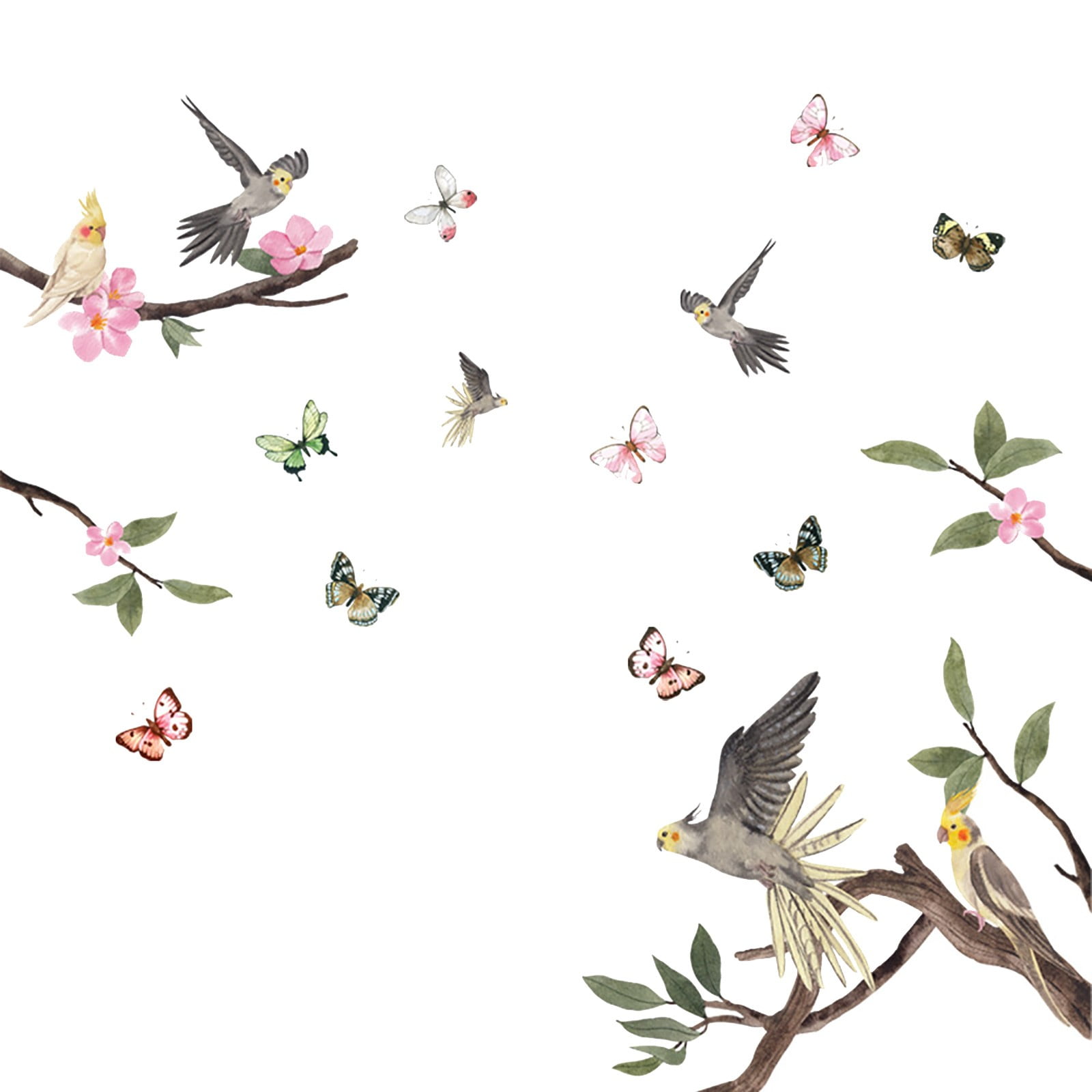 Click here for Yangzheee Flowers And Birds Bathroom Decals Sticke... prices