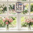4th of July Round Metal Signs for Outside Patriotic Heart Poppy Tin ...