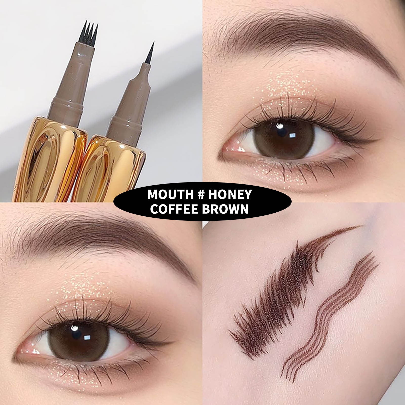 Click here for Egnmcr Eyebrow Pencil Wilds Eyebrow Four Forked Wa... prices