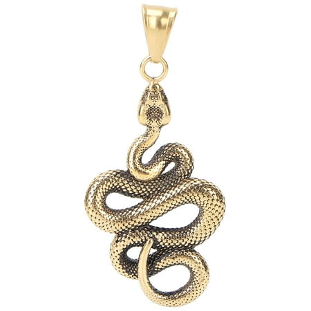 Sonew Zipper Pulls Titanium Steel Snake Shaped Pendants Clothes ...