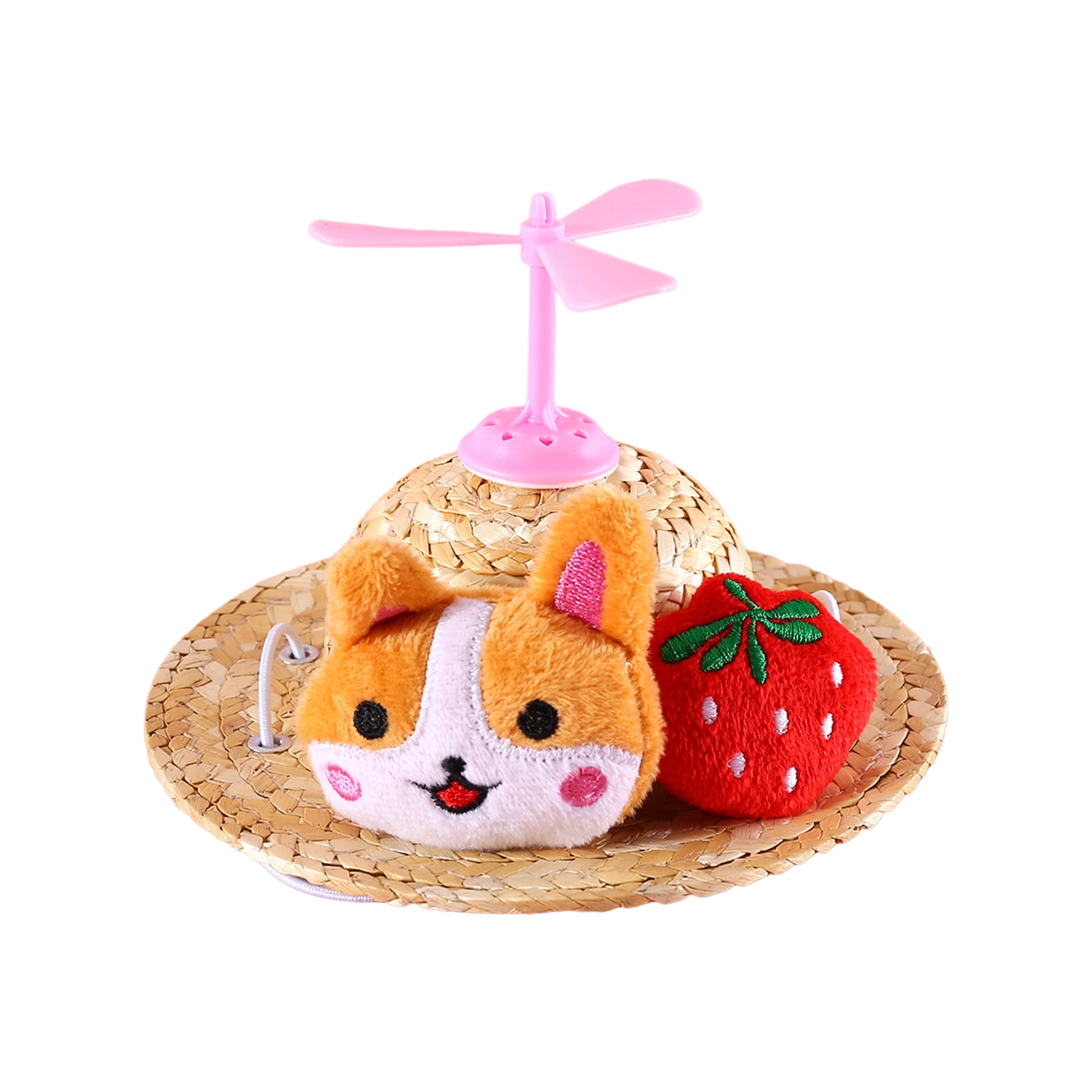 Cute Cartoon Dog Hat - Plush Toy Decoration - Removable Dragonfly ...