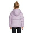 Swiss Tech Girls Winter Puffer Jacket with Hood, Sizes 4-18 & Plus ...