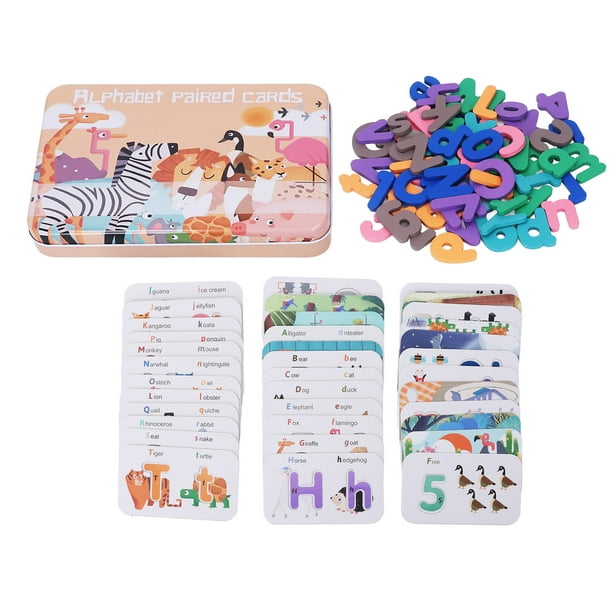 Number Alphabets Cards, Puzzle Alphabets Cards Set Blocks For Home ...
