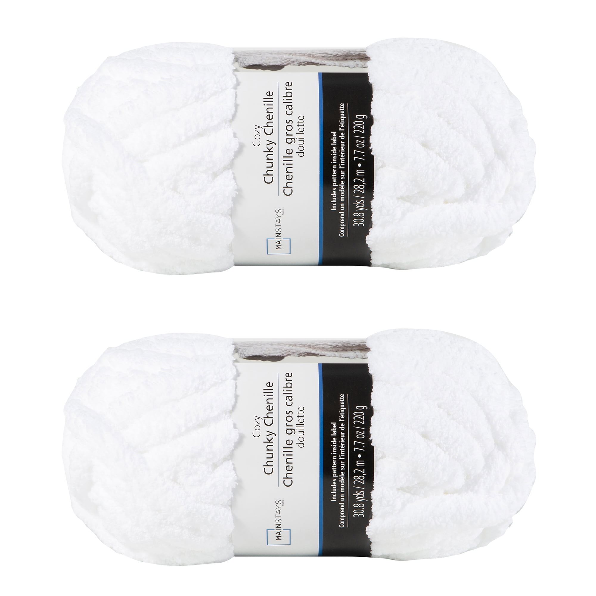 Click here for Mainstays 2 Pack White Polyester Yarn prices