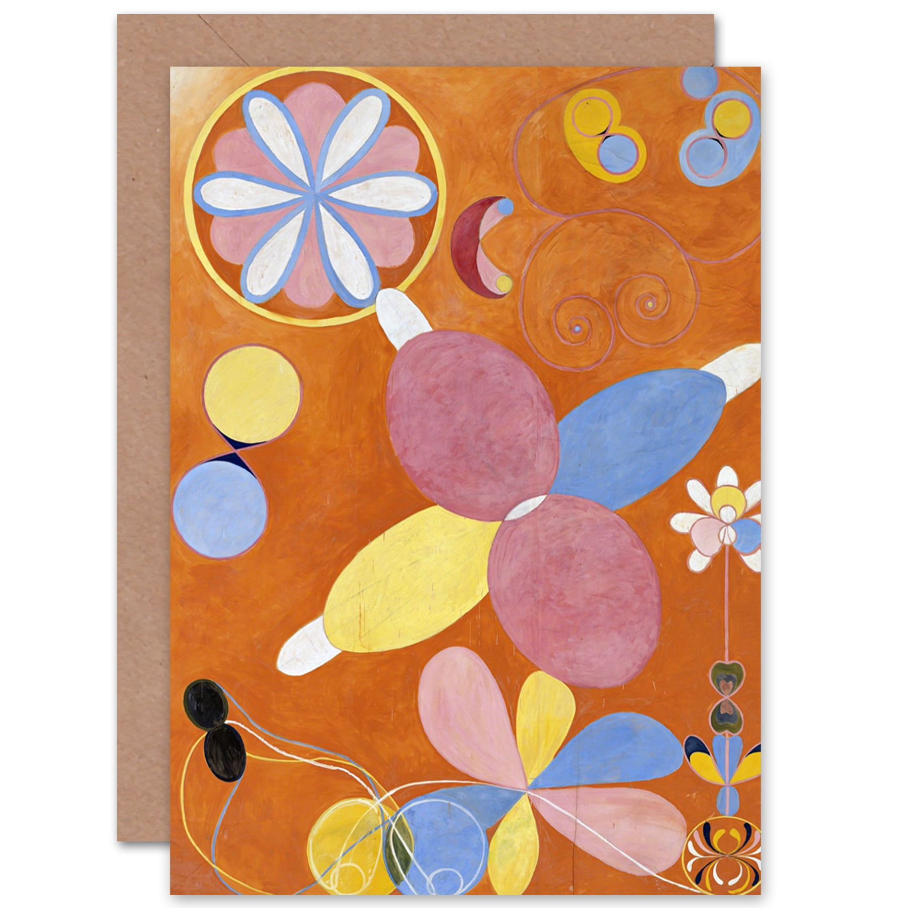 Hilma Af Klint Group Iv No 4 Ten Largest Asbtract Fine Art Greetings ...