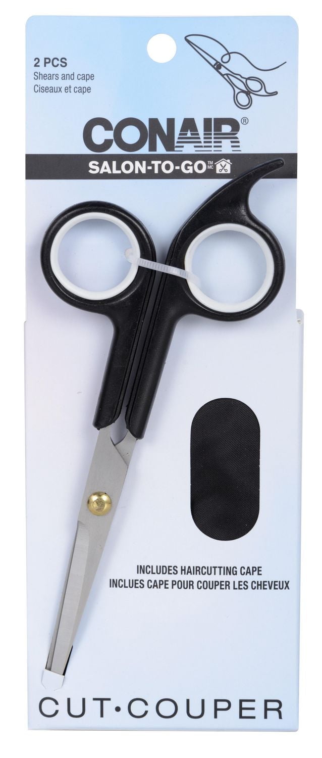 Conair Salon-To-Go Shears With Cape - Walmart.ca