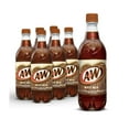 A&W Classic American Root Beer, Caffeine-Free, 16.9 Fl oz, Pack of 24 ...