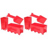 WORGEOUS 2 Sets Plastic Snow Brick Making Molds for Snow and Ice House ...