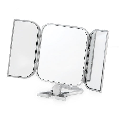 Danielle Creations - Danielle Debut 3-Way Mirror, Silver - Walmart.com ...