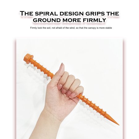 10 Pieces Mountaineering Tent Plastic Ground Nails High for Climbing ...