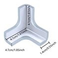 AFACUHX Multi‑Functional Silicone Corner Guards 45mm Versatile ...