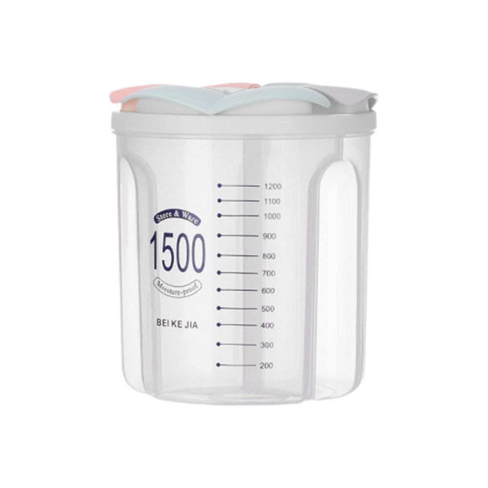 Rice Bucket Container | Large Cereal Dispenser | Clear Grain Storage ...