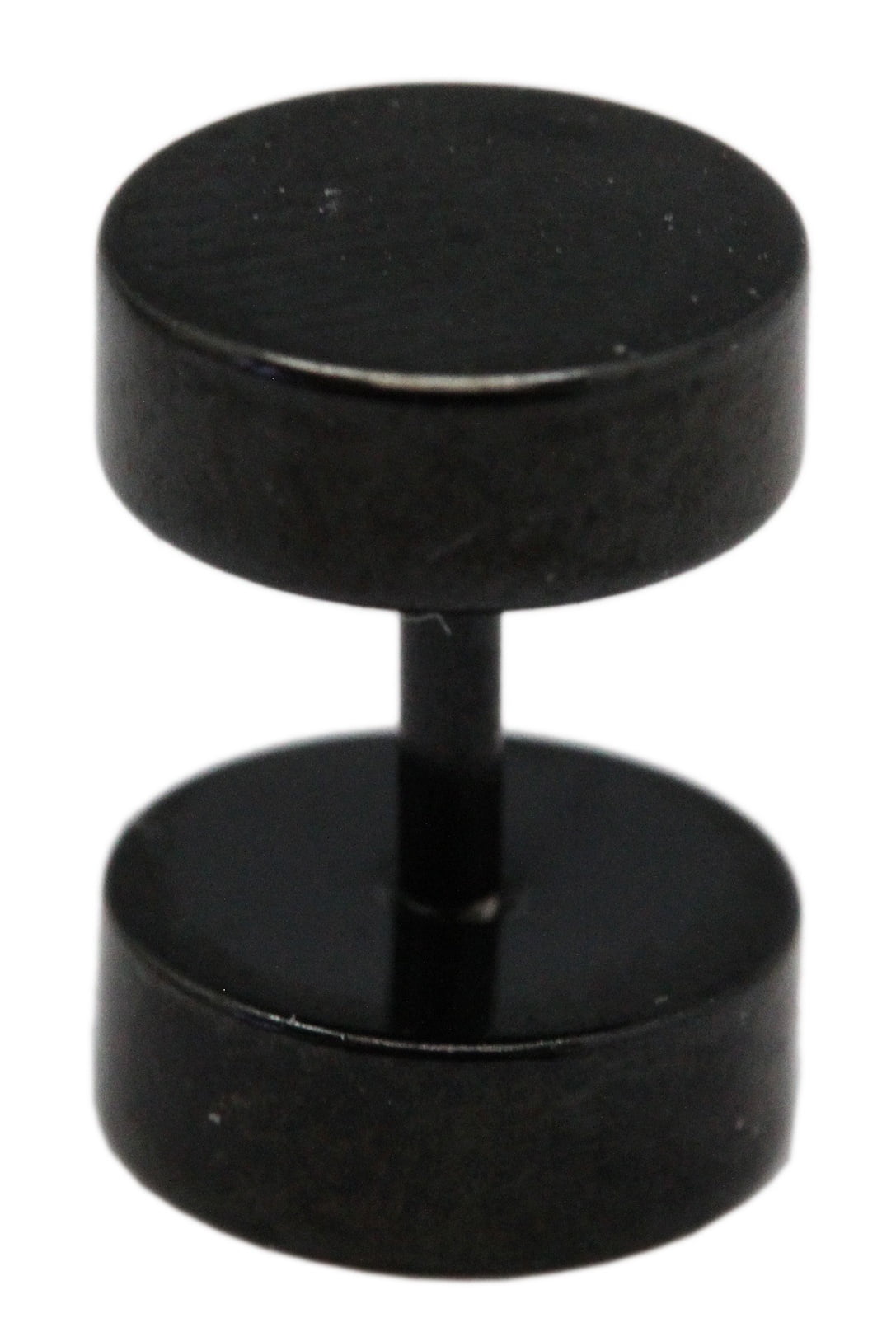 Black Screw On Cheater Plugs (1 mm, 18 Gauge) - 1 Piece - Walmart.com