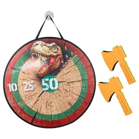 Children's Dart Board Dinosaur Sky Shape Double Competitive Axe ...