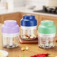 Electric Mini Food Chopper, Mini Portable Veggie Chopper USB Charging ...
