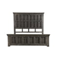 Taran Designs Baker Solid Wood King Panel Bed in Gray - Walmart.com
