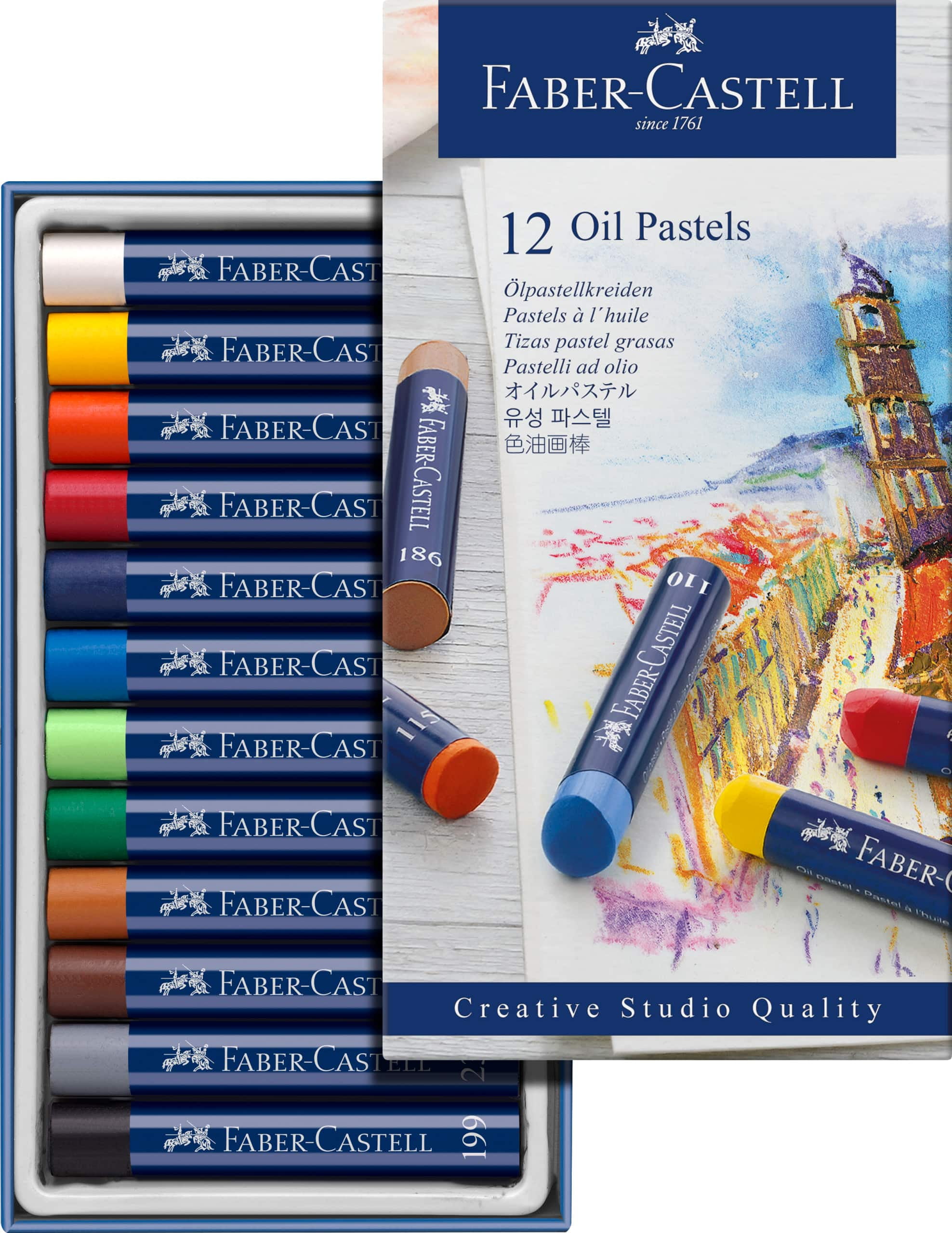 12 Packs: 12 ct. (144 total) Faber Castell Oil Pastels - Walmart.com