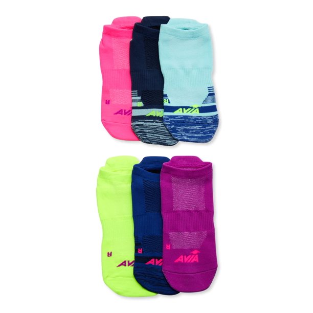 Avia - Avia Women’s Pro Tech Lightweight Low Cut Socks, 6-Pack ...