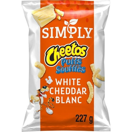 Simply CHEETOS Puffs White Cheddar Cheese flavoured snacks, 227GM ...