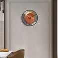 Modern Elegance: Silent Quartz Wall Clock with Light Shadow and ...