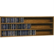 "Prepac Quad 64"" Tower CD/DVD Organizer Shelf, Black Wall Media ...