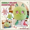 Big Eye Monster Plush Toy, Pink, 1 Pack, Soft Stuffed Animal Doll Gift ...