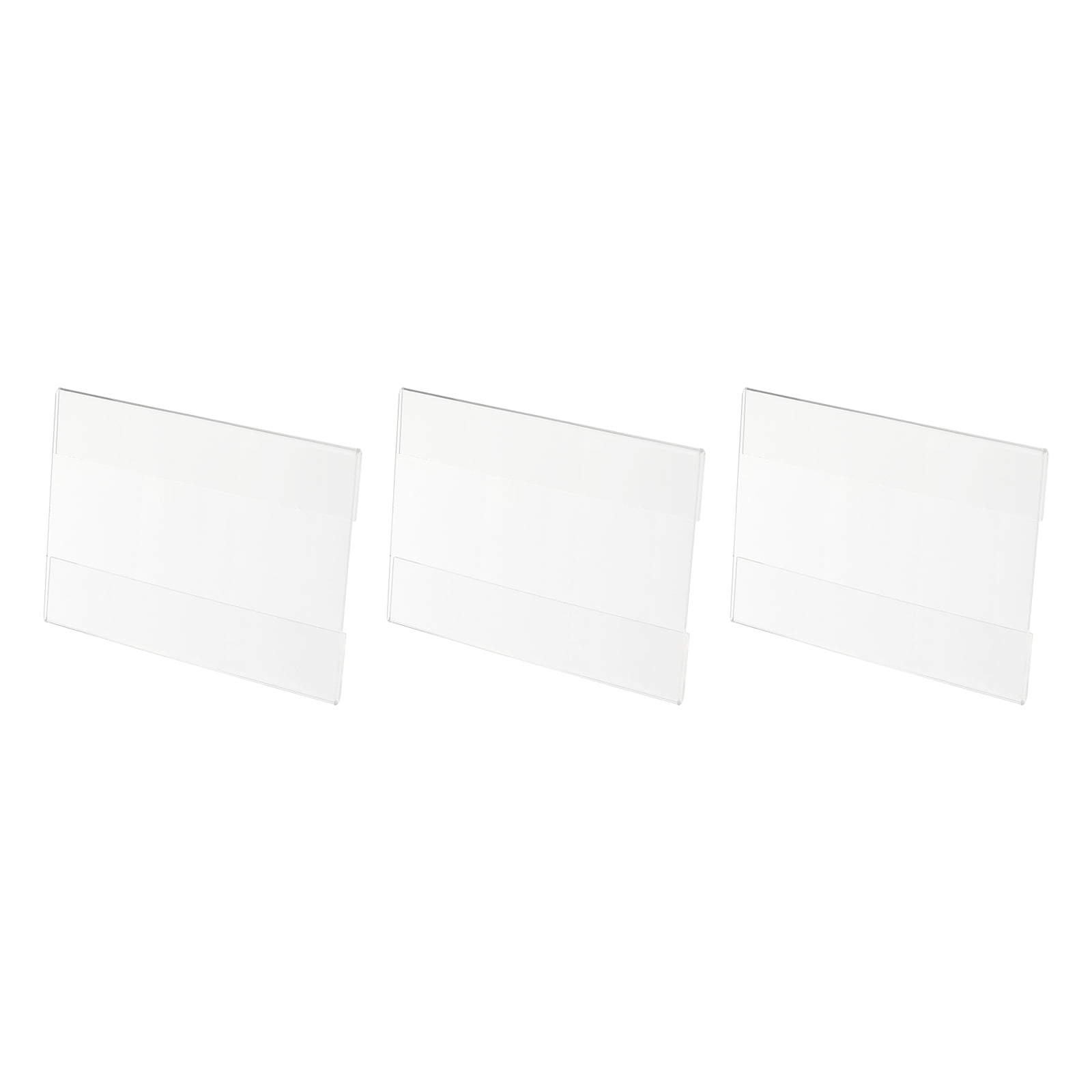 Wall Mount Acrylic Sign Holder 5.9 x 3.9 Inch Clear Plastic Wall Sign ...