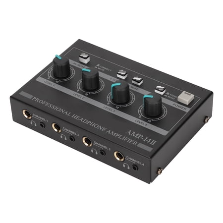 Audio 4 Channel Headphone AMP-14II Stereo Audio Amp With 12V 1.5A ...