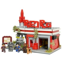 MEGA Fallout Red Rocket Building Toy Kit with 2 Action Figures (824 ...