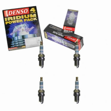 4 pc DENSO 5749 Iridium Racing Spark Plugs for IKH01-24 Ignition Wire ...