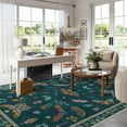 Moynesa 8'x10' Insect Print Washable Area Rugs, Soft Rugs for Living ...