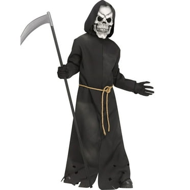 Dress-Up-America Grim Reaper Costume - Halloween Reaper Costume Set for ...