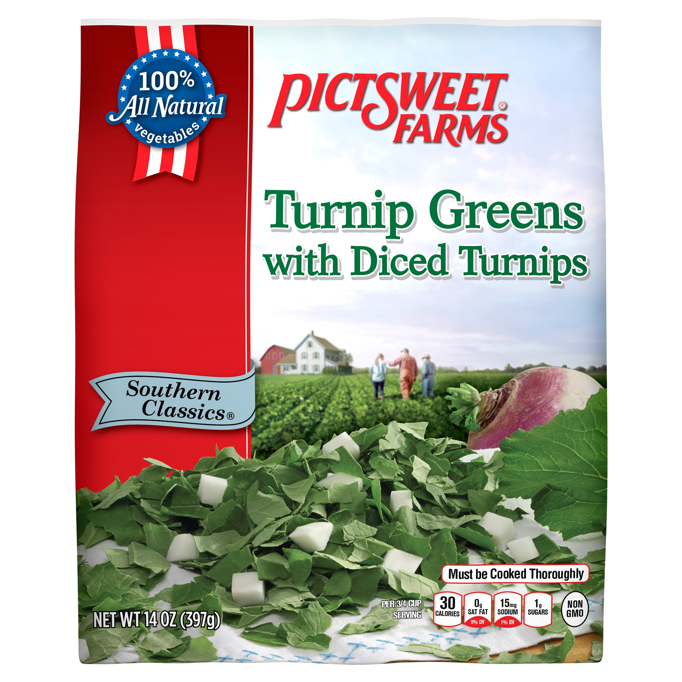 Pictsweet Farms® Turnip Greens with Diced Turnips, Southern Classics ...