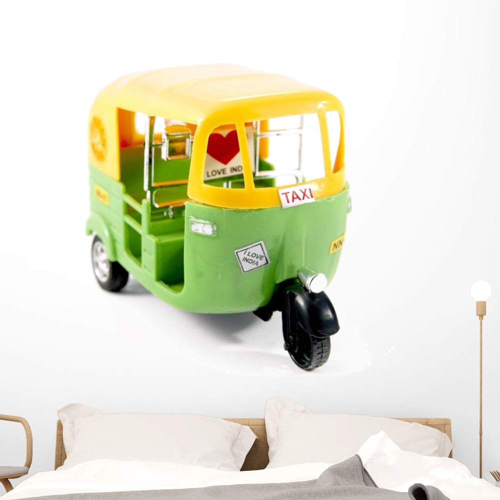 Plastic Tuk-tuk from India Wall Decal by Wallmonkeys Peel and Stick ...