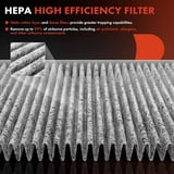A-Premium Cabin Air Filter with Activated Carbon Compatible with Chevy ...