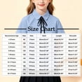 Girls School Shirt with Removable Bow Tie - Cotton Short Sleeve Button ...