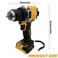 20V Brushless Cordless Hammer Drill/Driver - 3/8" Chuck, LED Light ...