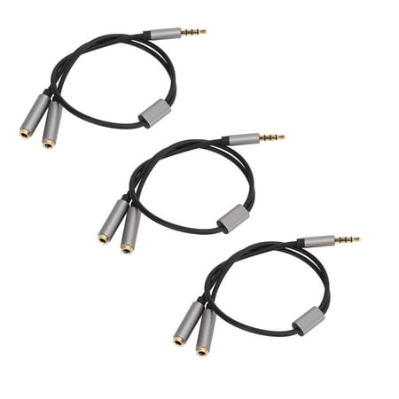 Headset Splitter Cable,3Pcs Headset Splitter Cable Headset Splitter ...