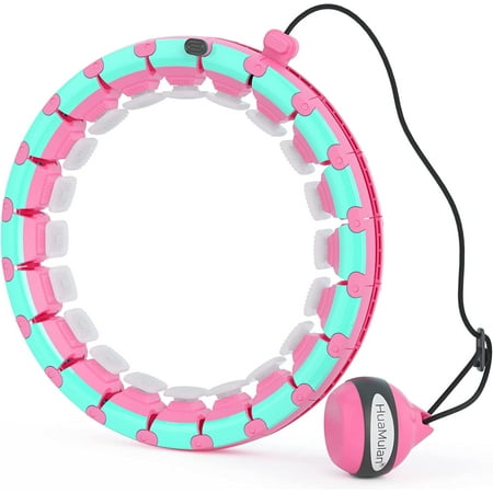 Smart Hula Hoop, Smart Fitness Hoop Won't Fall 24 Knots Adjustable ...