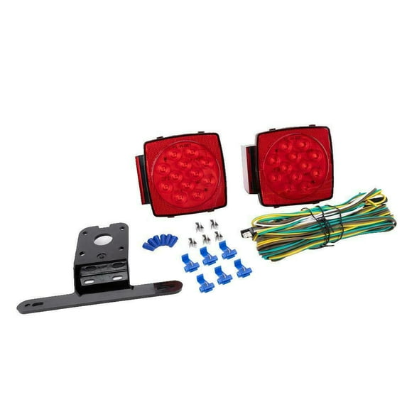 Motoos 12V LED Submersible Trailer Tail Lights Kit Stop Tail Turn ...