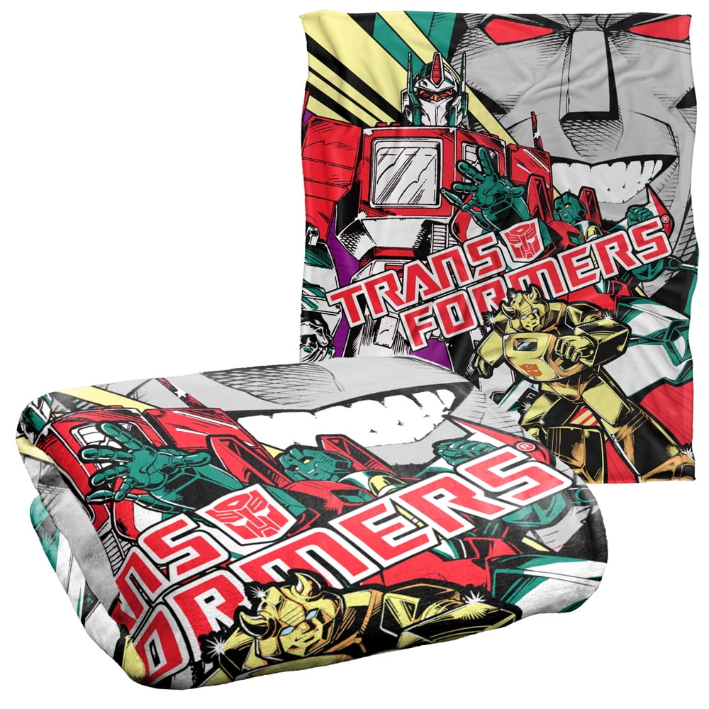 Transformers Comic Poster Silky Touch Super Soft Throw Blanket 50' x 60 ...
