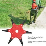 Lieonvis 6 Steel Razors Trimmer Head, Universal Weed Eater Blades for ...