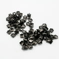 100pcs 10mm Square DIY Leathercraft Black Metal Punk Spikes Spots ...