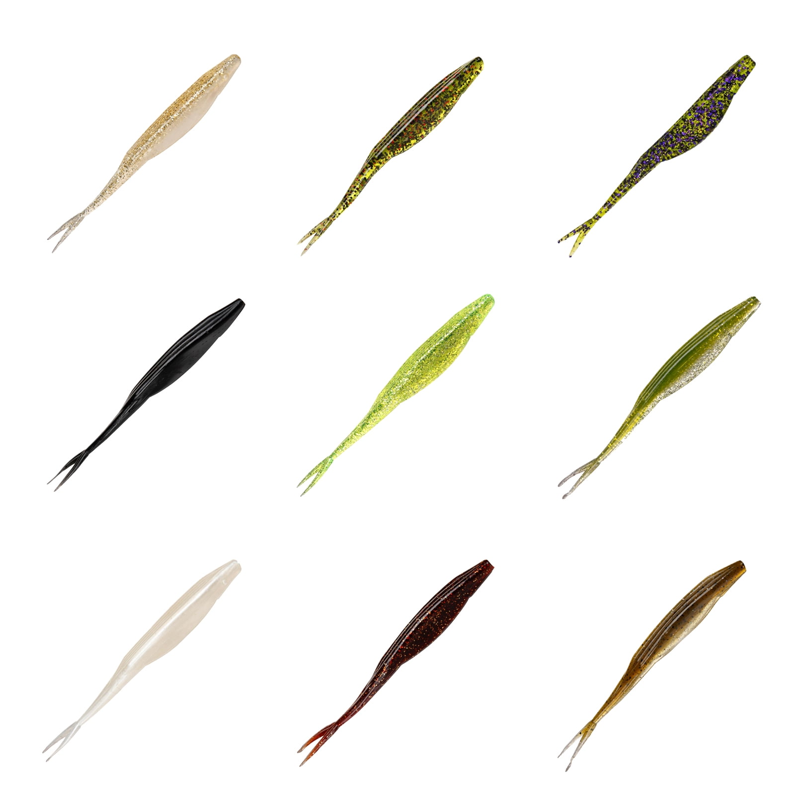 Charlie's Worms Super Swimming Juke - Artificial Fishing Soft Bait for ...